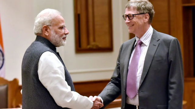 PM Narendra Modi and Bill Gates interact on AI, climate change, and ...