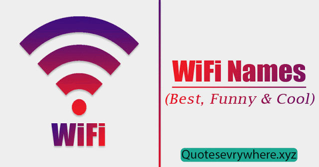 636+ Best Clever Coolest Geeky Funny Wi-Fi Names for Network SSID for ...
