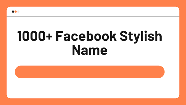 1000+ Stylish FB Profile Names Collection 2021 | by Meenaafati | Medium