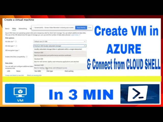 How to Create VM in Azure and Connect from Cloud Shell - Cloud & Data ...