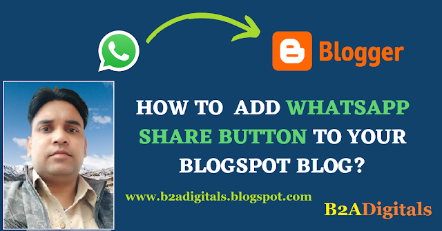 How to add Whatsapp Share Button in Blogger [Step-by-Step] | by Manjeet ...