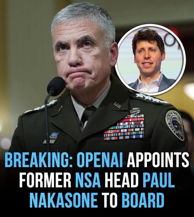 OpenAI Appoints Former NSA Head Paul Nakasone to Its Board: A Bold Move ...
