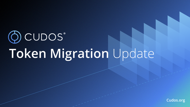 Cudos token migration update. In case you somehow missed all the buzz ...