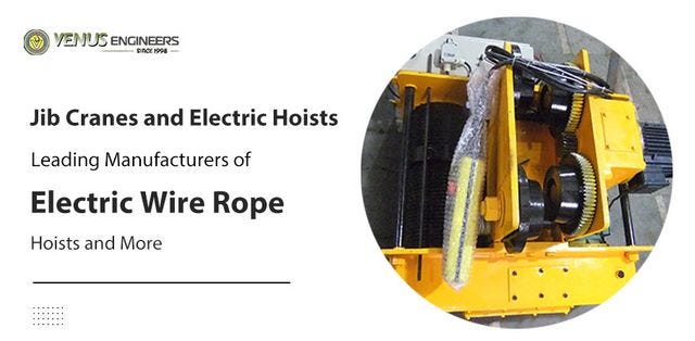 Jib Cranes and Electric Hoists: Leading Manufacturers of Electric Wire ...