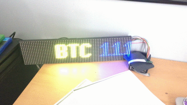 Cryptocurrency LED Ticker. Github Link: | by Nigel Hall | Medium