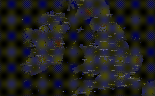 How I made an animated live wind map using just MapBox, TurfJS and the Met Office API | by ...