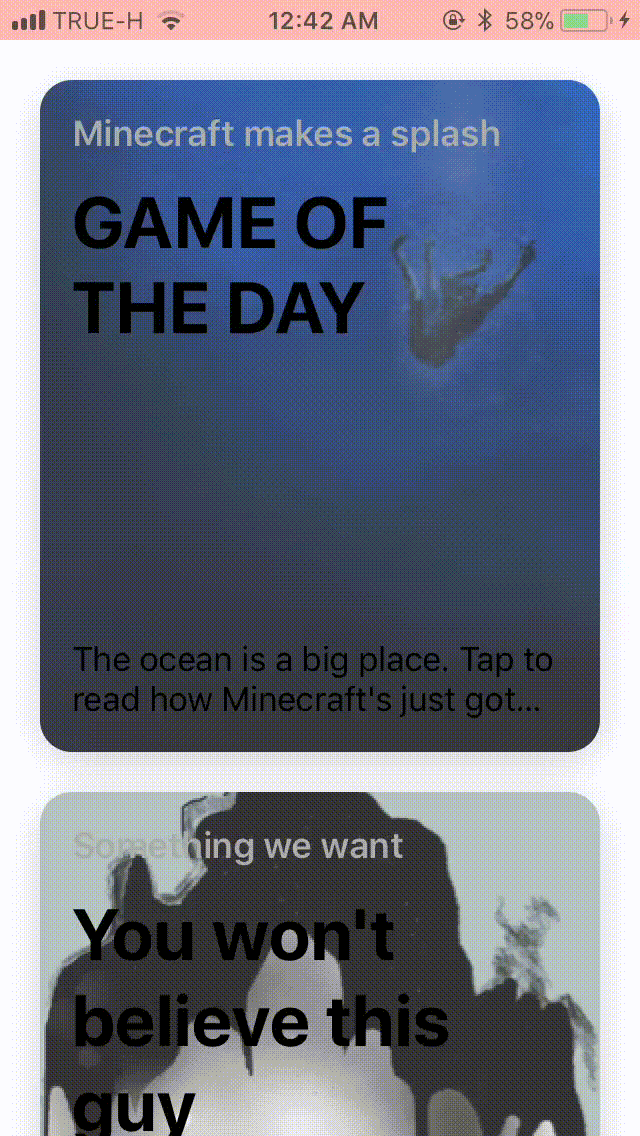 Animate Cell Shrinking On Touch. An easy way to add interactivity to ...