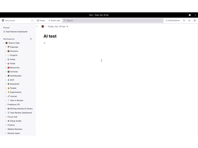 Tana AI capability. Tana is a graph based personal… | by Sharon Dale ...