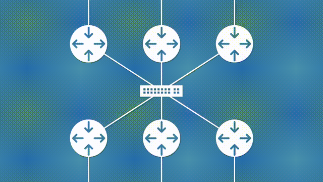 OSPF (Open Short Path First) Routing Protocol implemented using ...