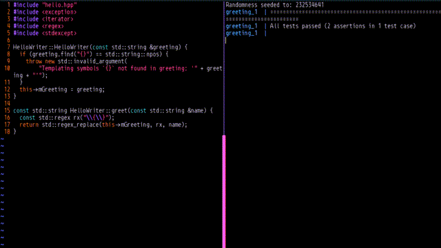 How To Automatically Build Compile And Test Cmake C Unit Tests On File Save By Jordan