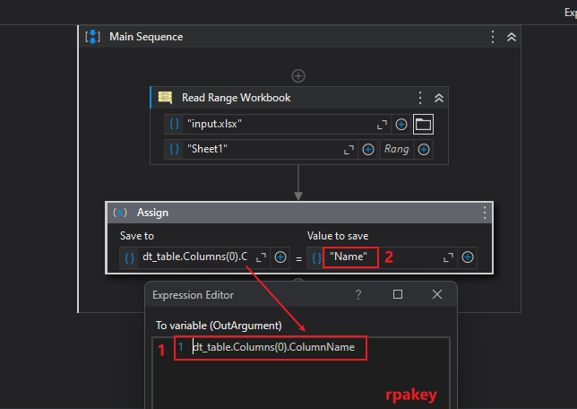 How to add column name in UiPath | Step-by-Step Example | by Feng Yueh ...