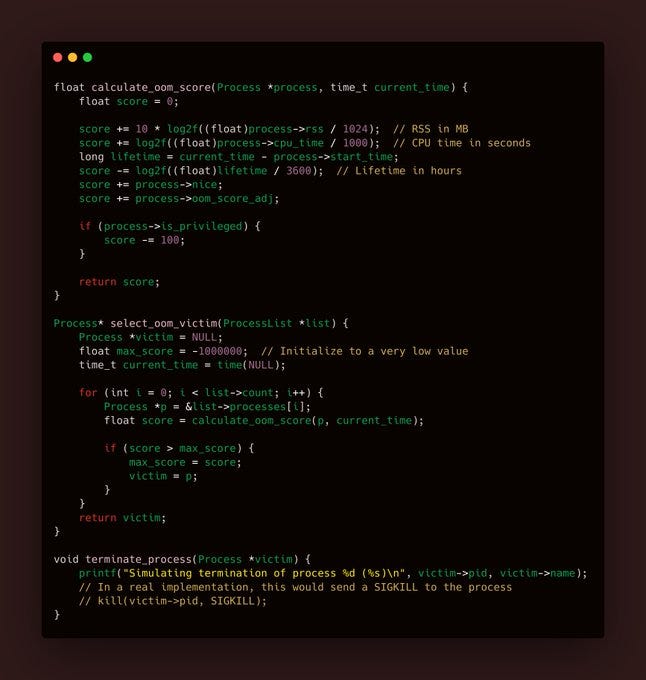 When Memory Runs Dry: Understanding the OOM Killer’s Decision Process | by Mohit Mishra ...