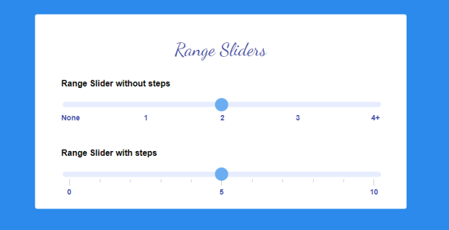 Styling with Range Sliders. Hello Everyone! | by Melisha Tissera | Medium