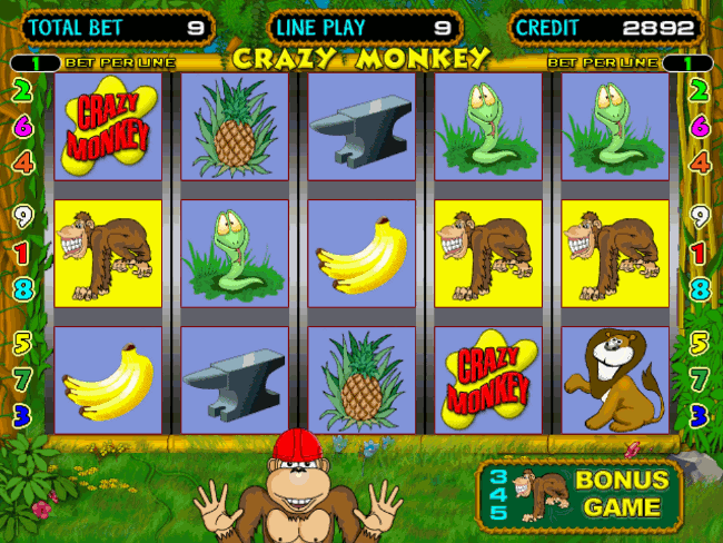 Slot machine Crazy Monkey. Watching the tricks of the monkeys is… | by Massimo Santi💛💙 | Medium