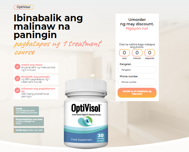 Optivisol-pagsusuri-presyo-bumili ka- kapsula-benepisyo-Saan bibili sa ...