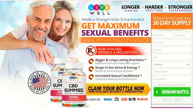 Live Well Male Enhancement CBD Gummies Reviews: WEIGHT LOSS PILL ...