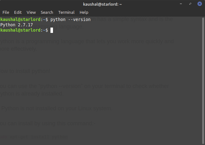 Getting started with Python. Python is now the most popular, Python ...
