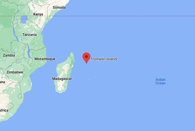Tromelin island in the Indian ocean and A Story of shipwreck | by ...