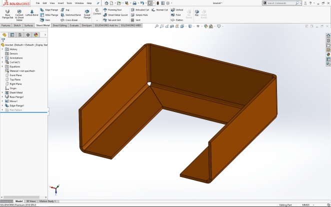 Using different design methods of Sheet Metal in SOLIDWORKS | by N C ...