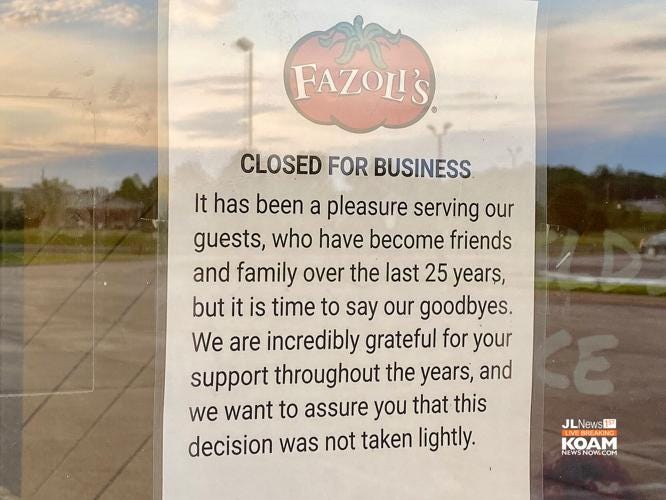Hello… goodbye. A local fast food establishment just… | by James Rigdon ...