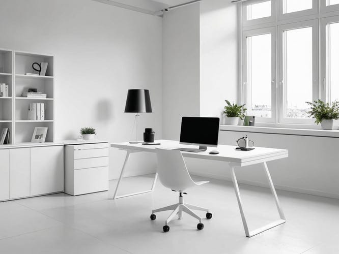 Transform Your Home Office: Top 45 White Desks for Elegant Workspace ...