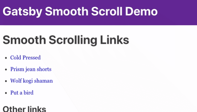 How to Smooth Scroll Links in Gatsby | by Christopher Fitkin | Medium