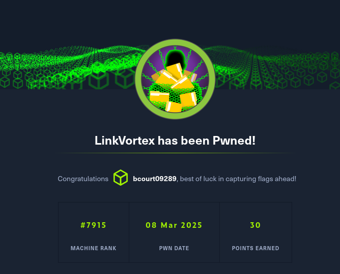 HTB LinkVortex Machine Walkthrough/Explanation | by Bcourt | System Weakness