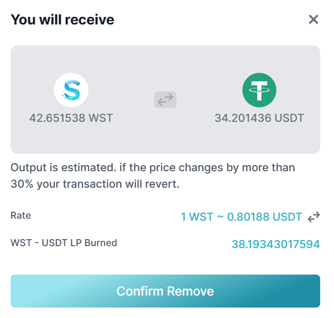 How to Remove Liquidity?. Visit Liquidity page | by WinStarter on SUI ...