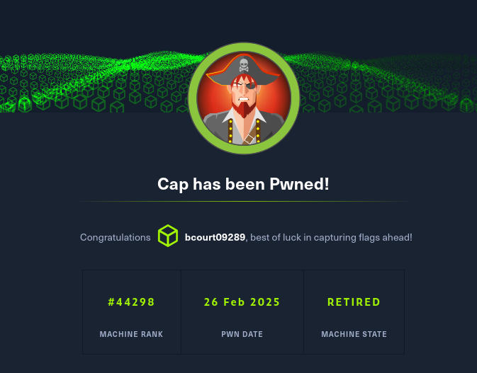 HTB Cap Room Walkthrough/Explanations | by Bcourt | Feb, 2025 | Medium