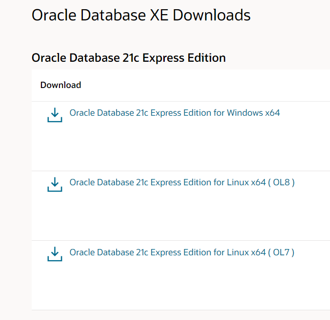 Installing Oracle Database 21c Express Edition (XE) on Oracle Linux 9 ...