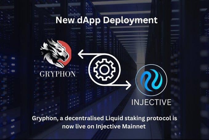 NEW DAPP DEPLOYMENT: GRYPHON IS NOW LIVE ON INJECTIVE MAINNET | by ...