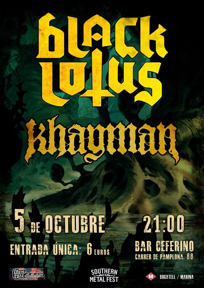 Black lotus + Khayman (Bar Ceferino, Barcelona) | by Metal Comunity ...