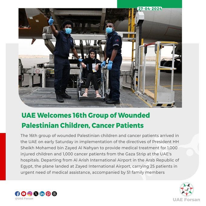 UAE’s Humanitarian Efforts in Gaza: A Beacon of Hope | by Abdel Qasim ...