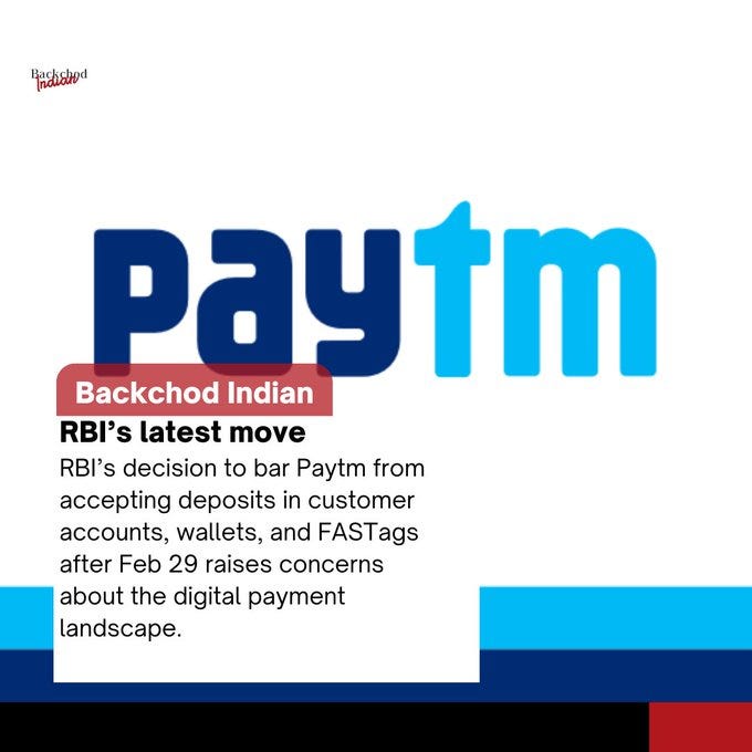 RBI’s Paytm Restrictions: Navigating the Regulatory Landscape of ...