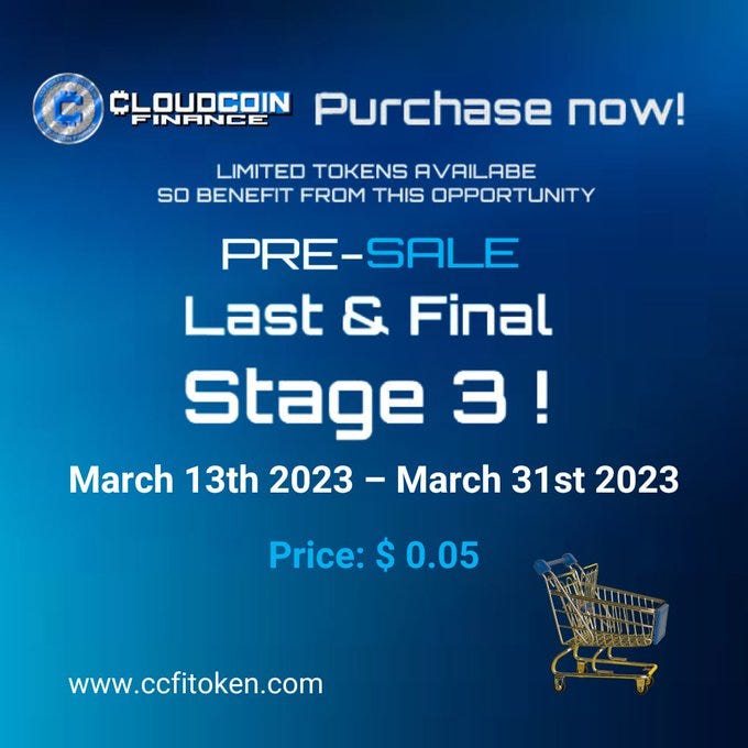 CLOUDCOIN FINANCE- A GAME-CHANGING PLATFORM THAT PROVIDES ACCESSIBLE AND SEAMLESS DEFI SOLUTIONS ...