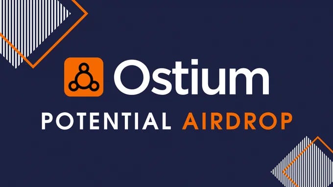 Potentially huge airdrop from Ostium The project is incubated by @alliancedao , which raised ...