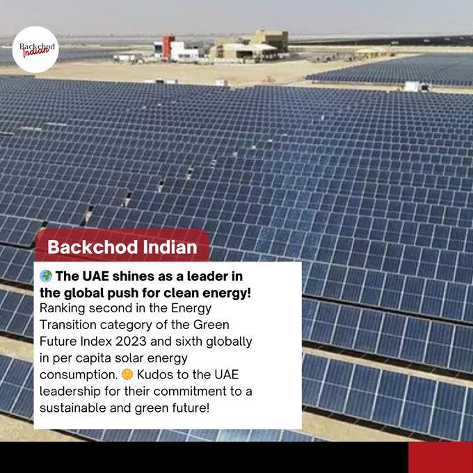 UAE’s Leadership in Clean Energy and Collaborative Efforts with India ...