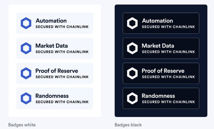 Chainlink is launching a badge program to let users know that Chainlink ...