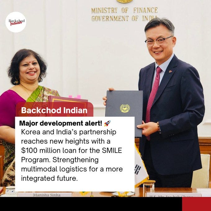 Korea and India Forge Economic Ties with $100 Million Loan Agreement for SMILE Program | by ...