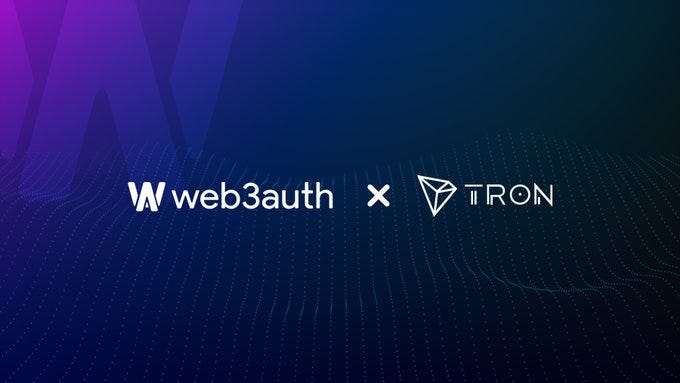 새로운 통합 알림! 🚨(TRON & web3auth) - TRON DAO Korea - Medium