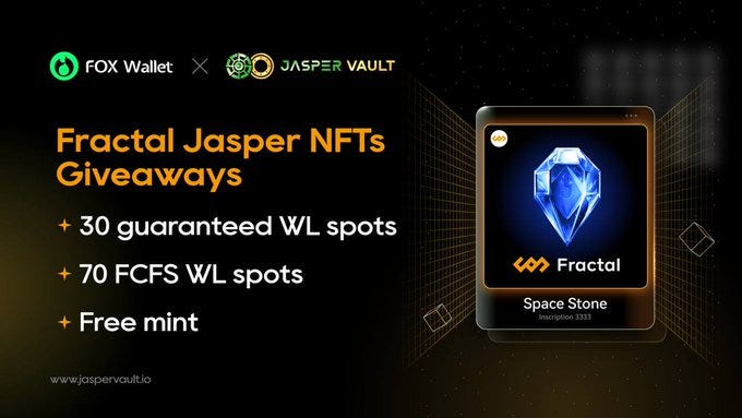 FoxWallet Teams Up with Jasper Vault for an Exclusive NFT WL Giveaway ...