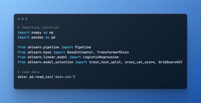 Machine Learning Pipeline (using scikit-learn) - Aman - Medium
