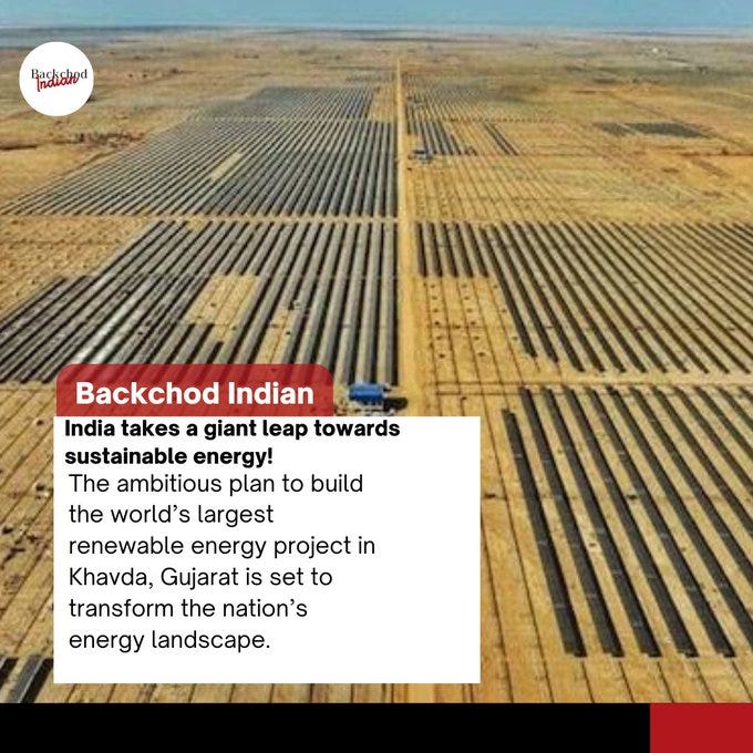 Khavda, Gujarat: The Green Innovation Hub of India | by Backchod Indian ...