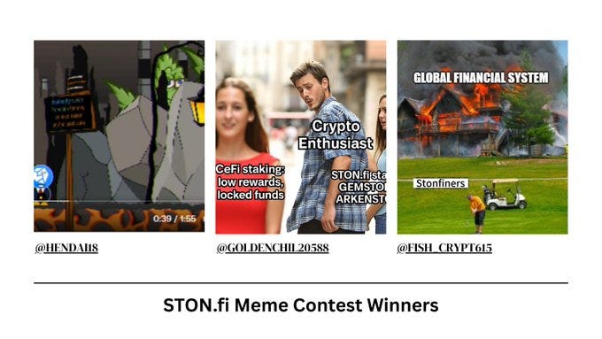 STON.fi’s Meme Contest Was Too Good for Just One Winner | by Richard ...