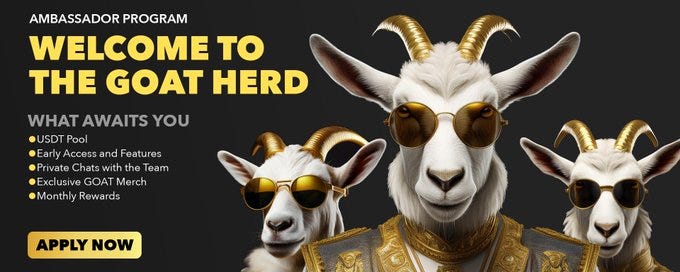 GOAT Network Ambassador Program: Unleash Your Genius! | by angel ...