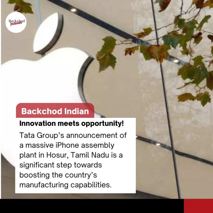 Tata Group’s Bold Move: Transforming Hosur, Tamil Nadu with Massive iPhone Assembly Plant | by ...