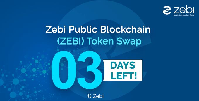 3 Days Left for ERC20 ZCO to ZPB ZEBI Token Swap | by Zebi | Medium