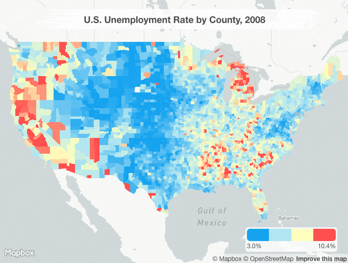 Visualize the USA’s economic recovery with client-side data joins | by ...