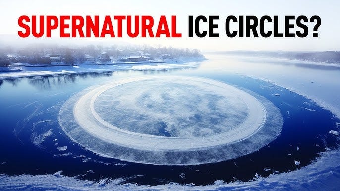 Ice Circles: A Natural Wonder. Ice circles are natural floating discs ...