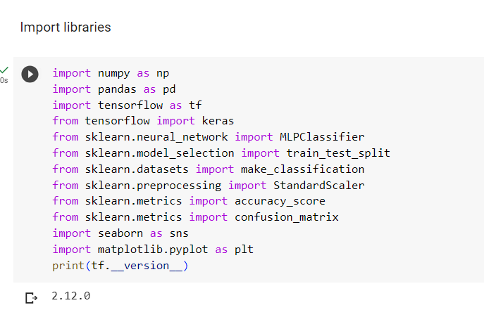 Create A Multilayer Perceptron In Both Keras Tensorflow And Sklearn By Crystal X Ai Mind